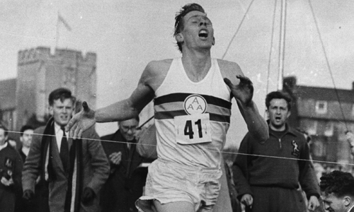 On this day in 1954 -Roger Bannister breaks four-minute mile