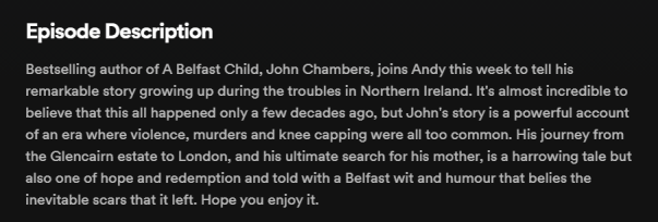 The Andy Rowe Show – My Interview